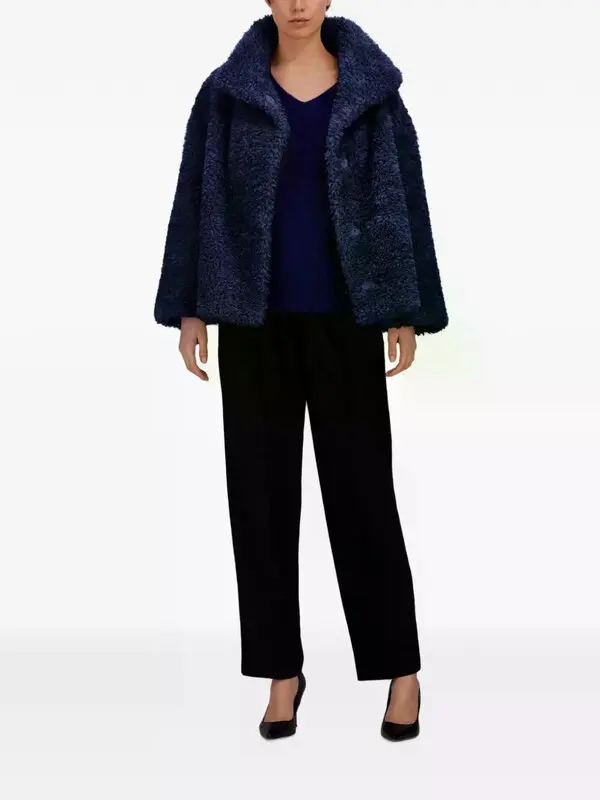 Herno Curly-effect Faux-fur Jacket