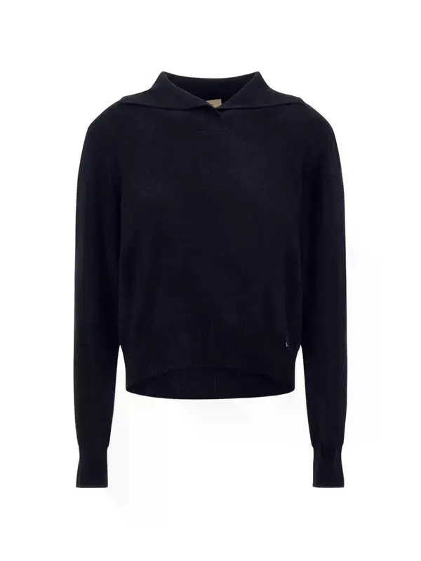 Herno Stocking-stitch V-neck Sweater - Blue