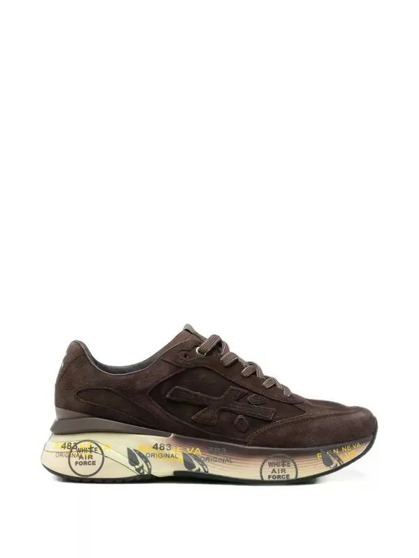 Premiata Moerun Panelled Sneakers - Brown