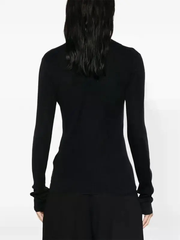 Max Mara Ribbed-knit Polo Sweater