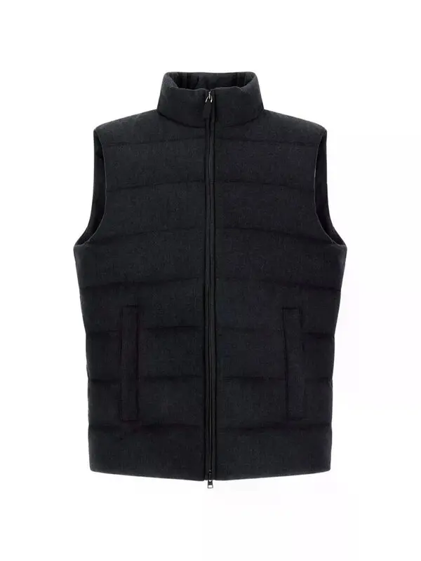 Herno Quilted Vest - Grey