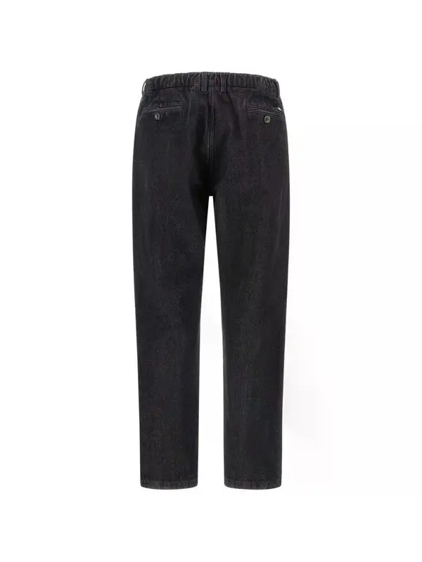 Herno Elasticated-waist Straight-leg Jeans