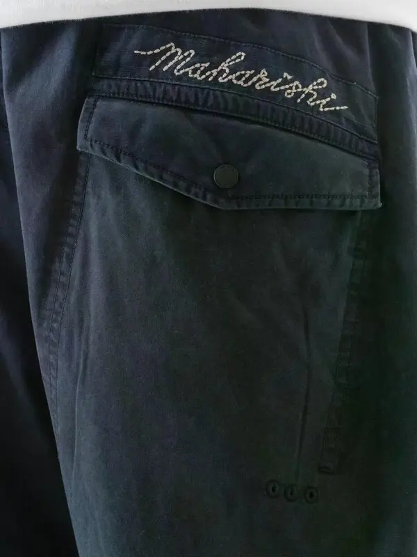 MAHARISHI Sashiko Embroidered Drawstring Trousers