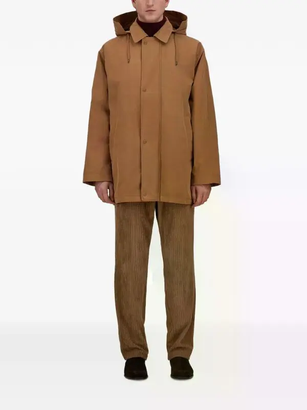 Herno Waxed Hooded Parka