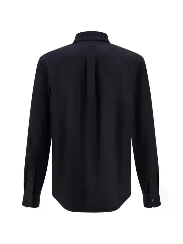 Herno Long-sleeve Gabardine Shirt - Blue