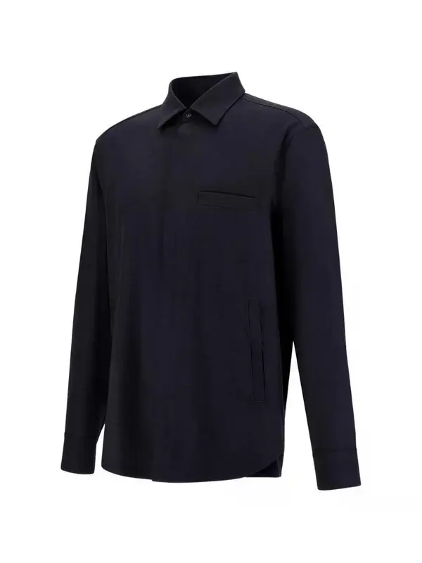Herno Long-sleeve Gabardine Shirt