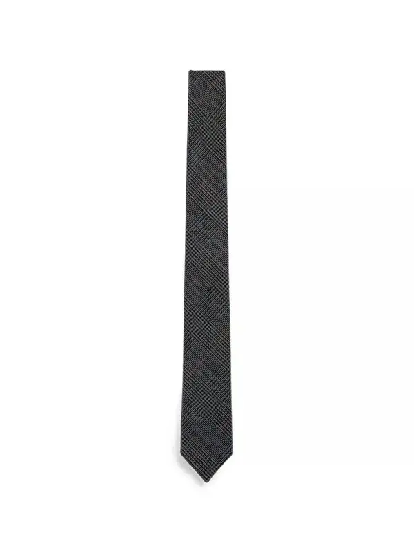 Thom Browne High-twist Wool Tie - Grey