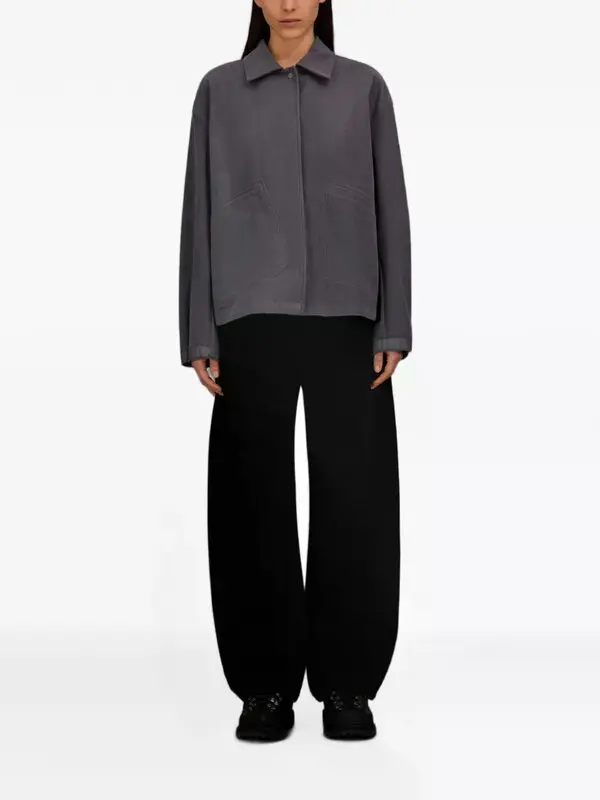 Herno Corduroy-effect Straight Trousers