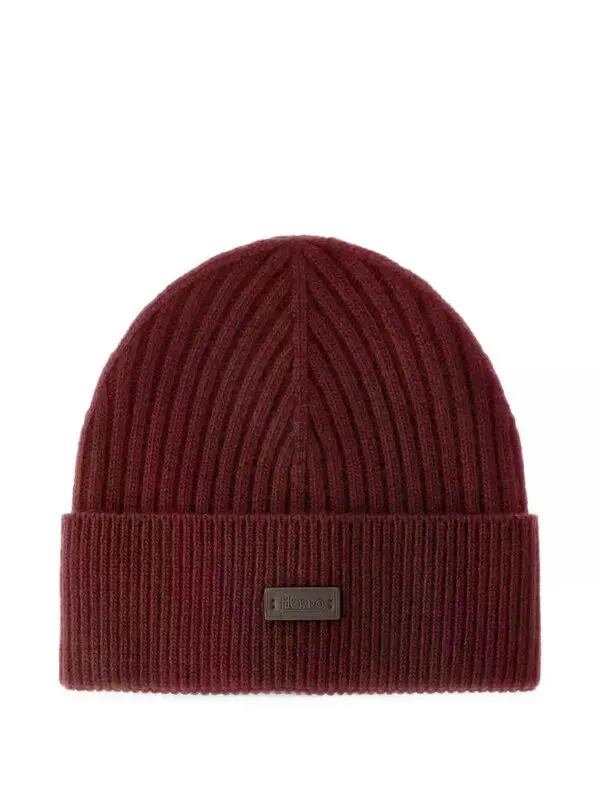 Herno Ribbed-knit Beanie Hat