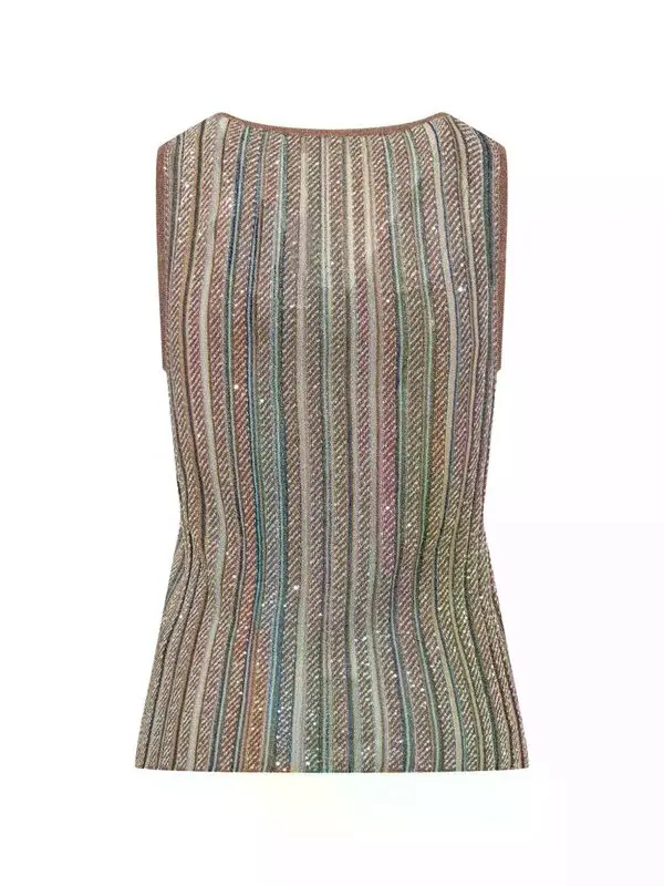 Missoni Sleeveless Sequin Embellished Top
