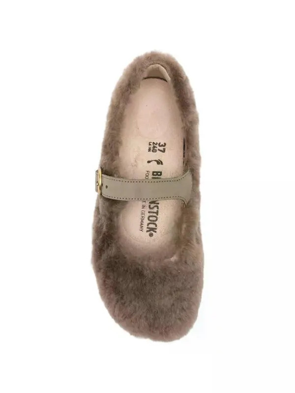 BIRKENSTOCK Shearling Trimmed Ballet Flats