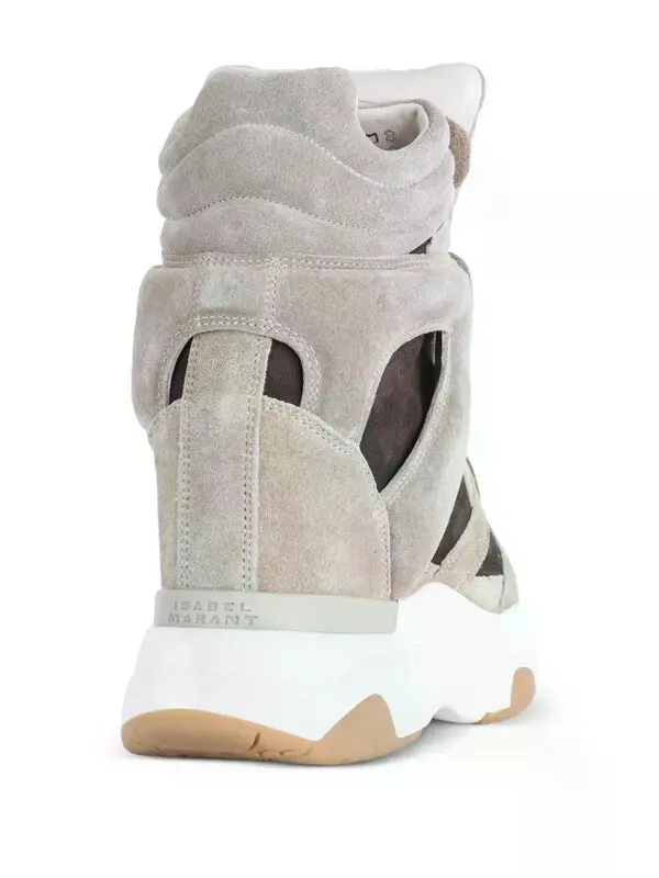 Isabel Marant Étoile Touch-strap Wedge High-top Sneakers
