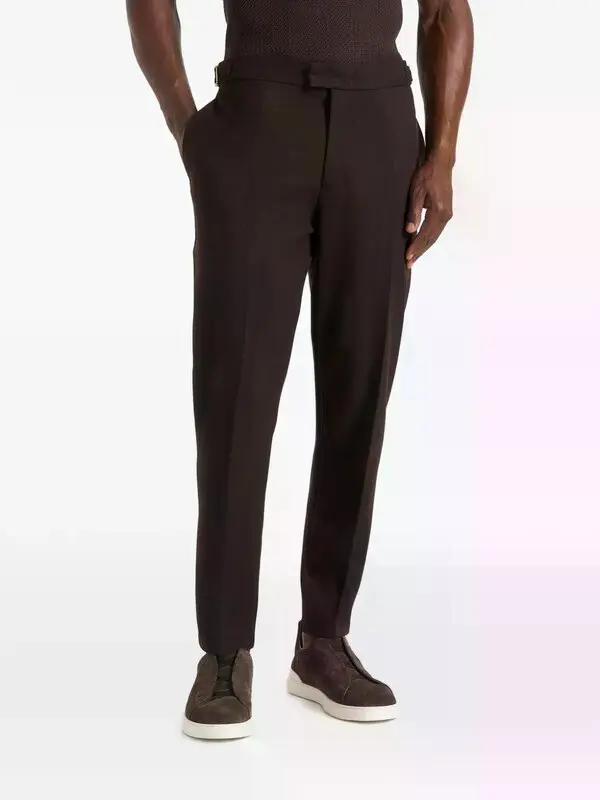 Manière De Voir Hubertin Slim Fit Tailored Trousers - Brown