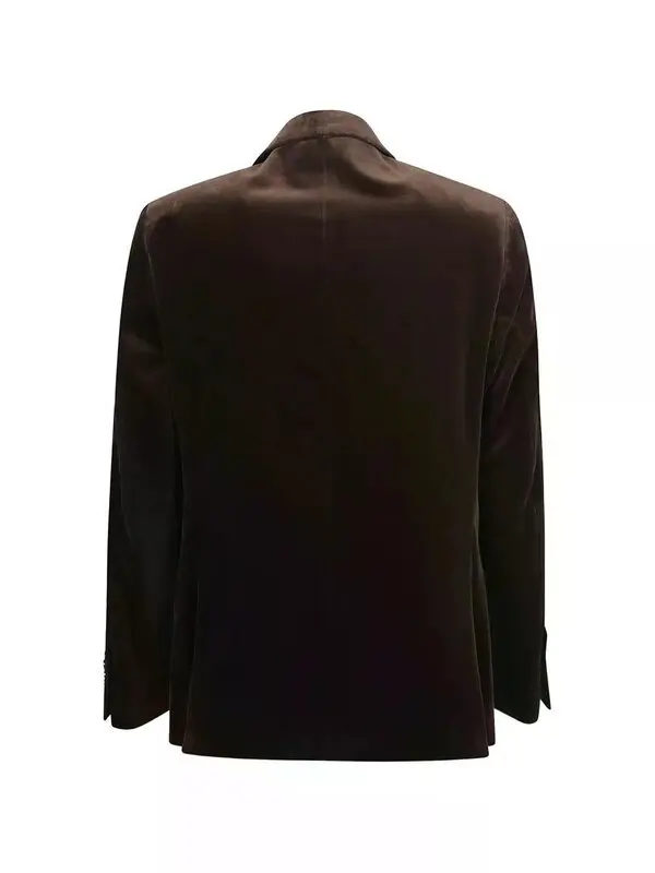 LARDINI Long-sleeve Peak-lapel Blazer