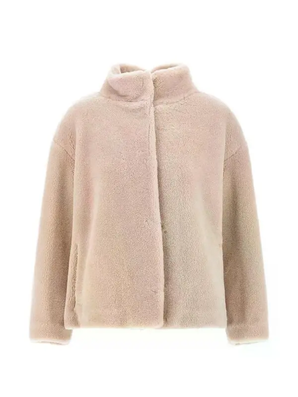 Herno Teddy-effect Wool Jacket - Neutrals