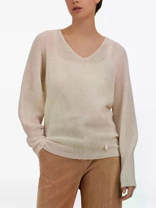 Herno Stocking-stitch V-neck Sweater