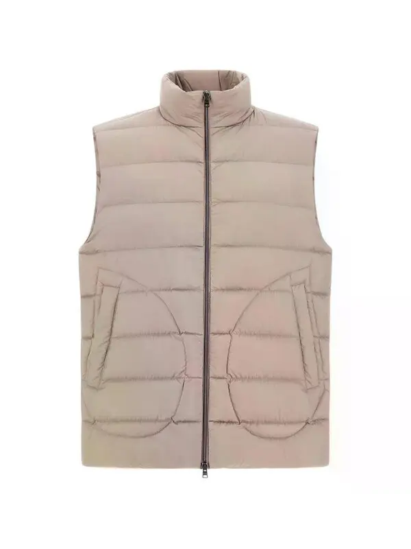 Herno Lo Smanicato Quilted Gilet - Neutrals
