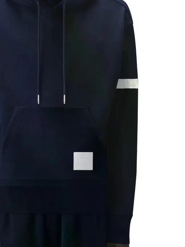 Thom Browne Loopback Jersey Armband Oversized Hoodie