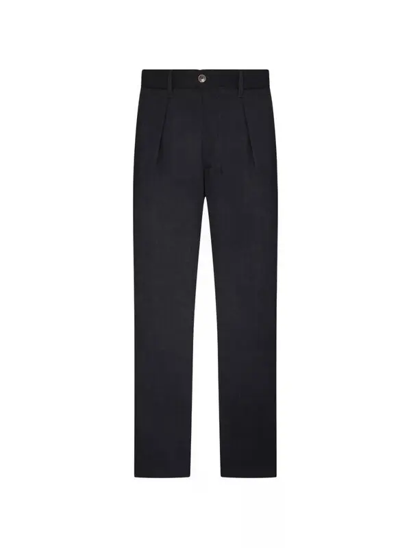 Incotex Pleated Tailored Trousers - Black