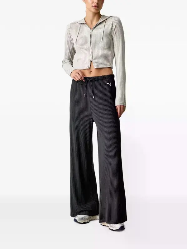PUMA Essentials Ribbed-knit Track Pants
