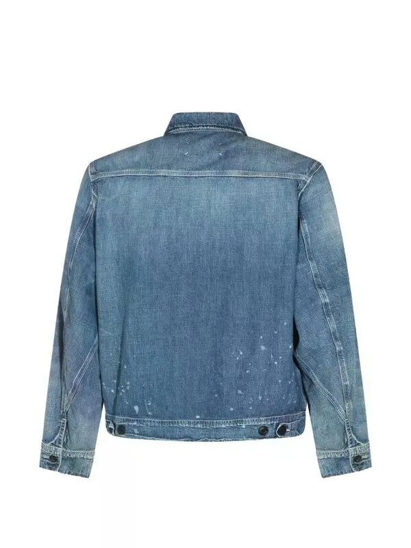 MAISON MARGIELA Paint Splatter Denim Jacket