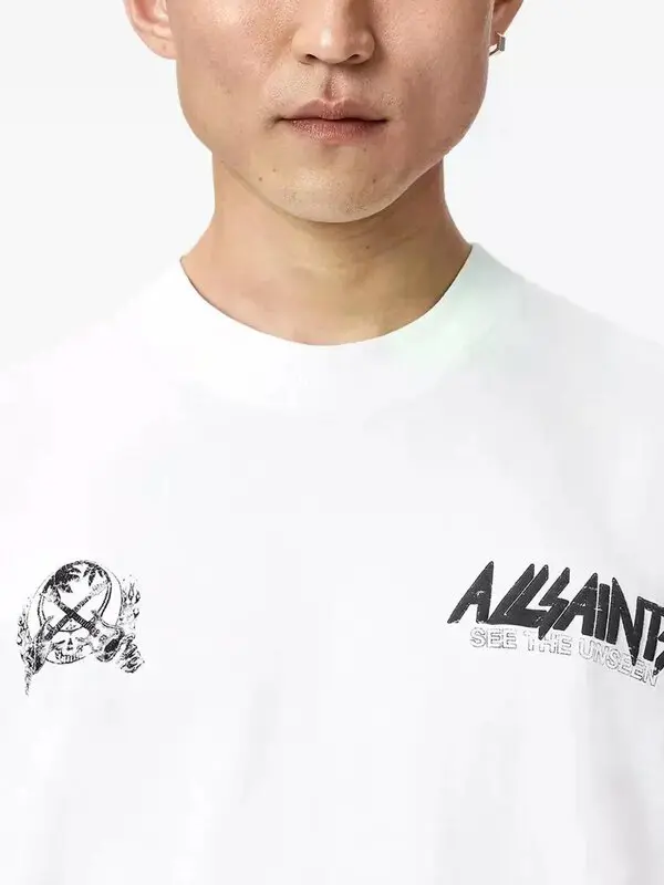 ALLSAINTS Chromium Graphic-print T-shirt