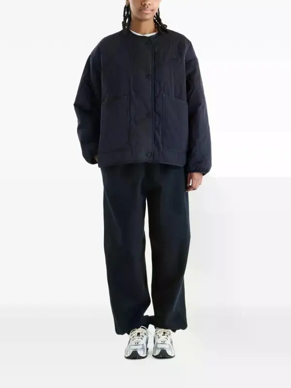 NEW BALANCE Quilted Bomber Jacket - Blue