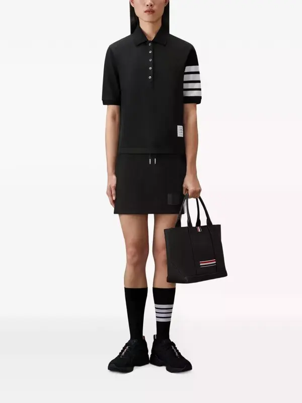 Thom Browne Classic Loopback Jersey Mini Skirt