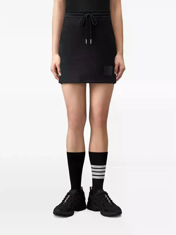 Thom Browne Classic Loopback Jersey Mini Skirt