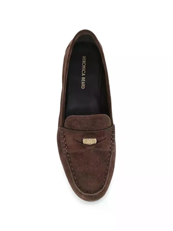 Veronica Beard Penny Suede Ballet Loafers