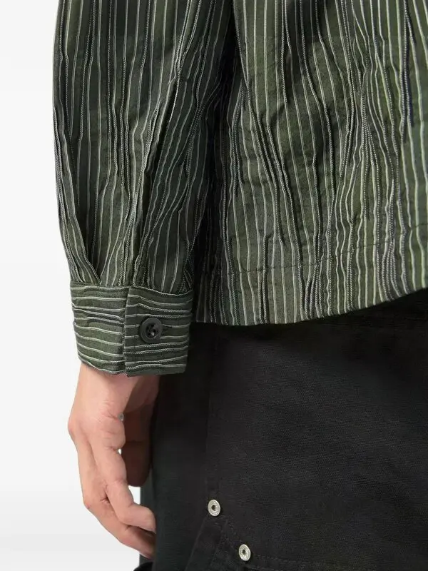 NICHOLAS DALEY Dobby Stripe Shirt