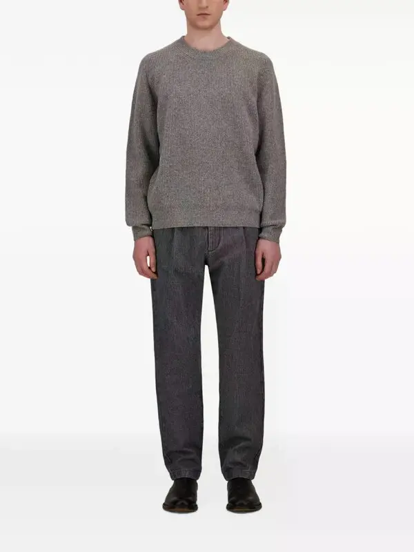 Herno Pleated Straight-leg Jeans