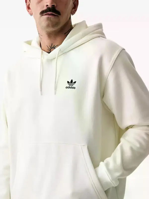 Adidas Logo-embroidered Drawstring Hoodie
