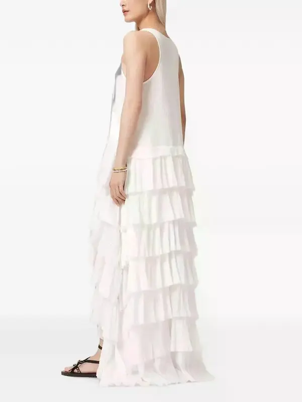 ALLSAINTS Cavarly Ruffled High-low Dress
