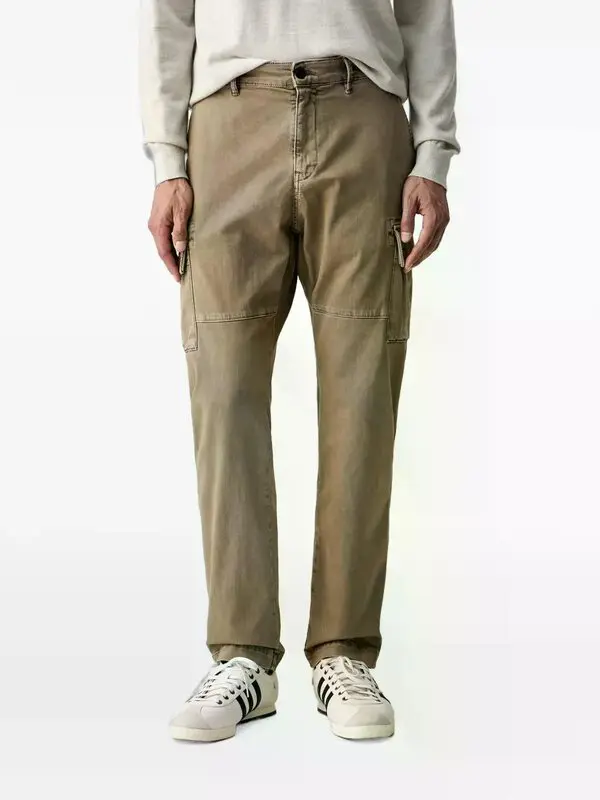 AERONAUTICA MILITARE Panelled Cargo Pants - Brown
