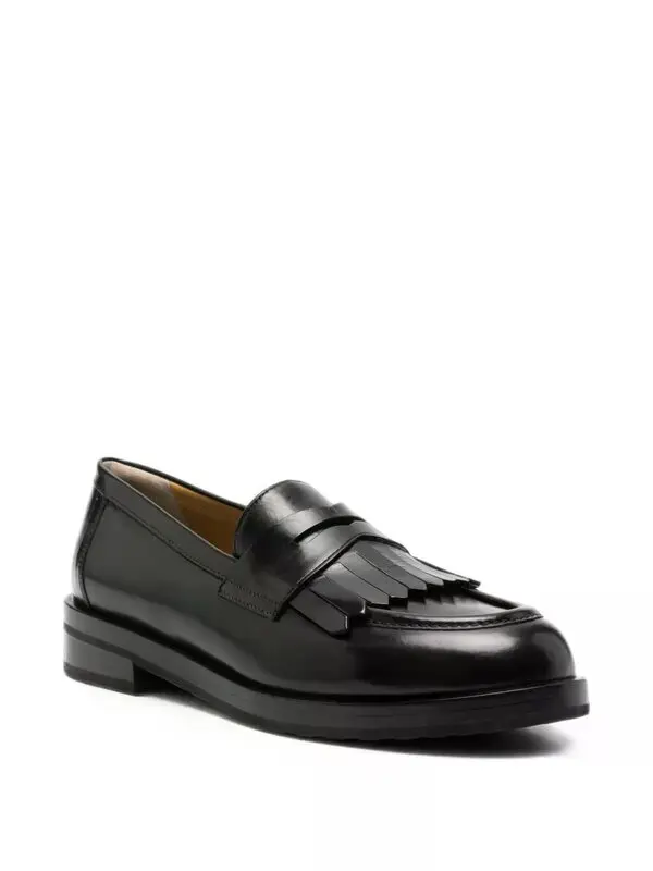 TRUMAN´S Leather Fringed Loafers