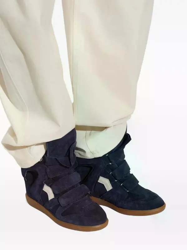 Isabel Marant Étoile Bekett Suede Wedge Sneakers