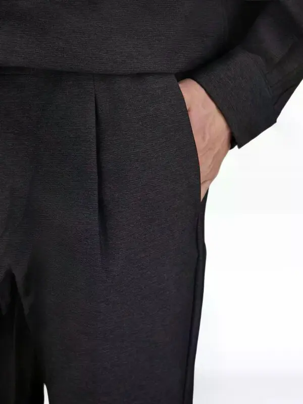 Herno Mélange Effect Pleated Trousers