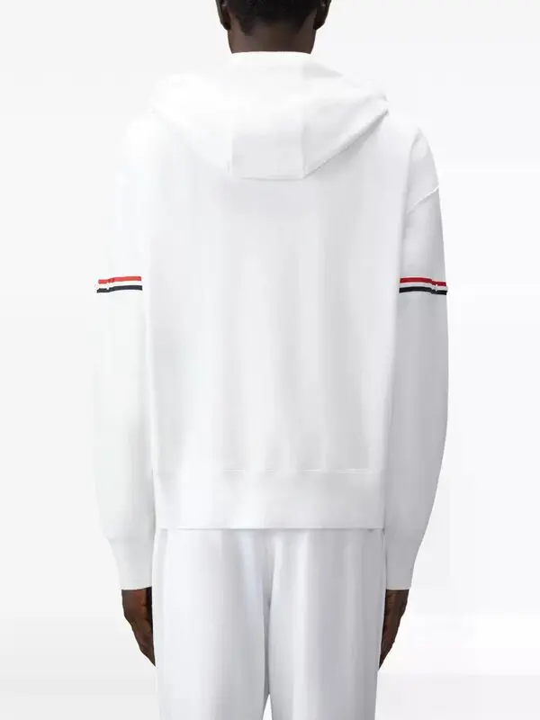 Thom Browne Loopback Jersey Armband Hoodie