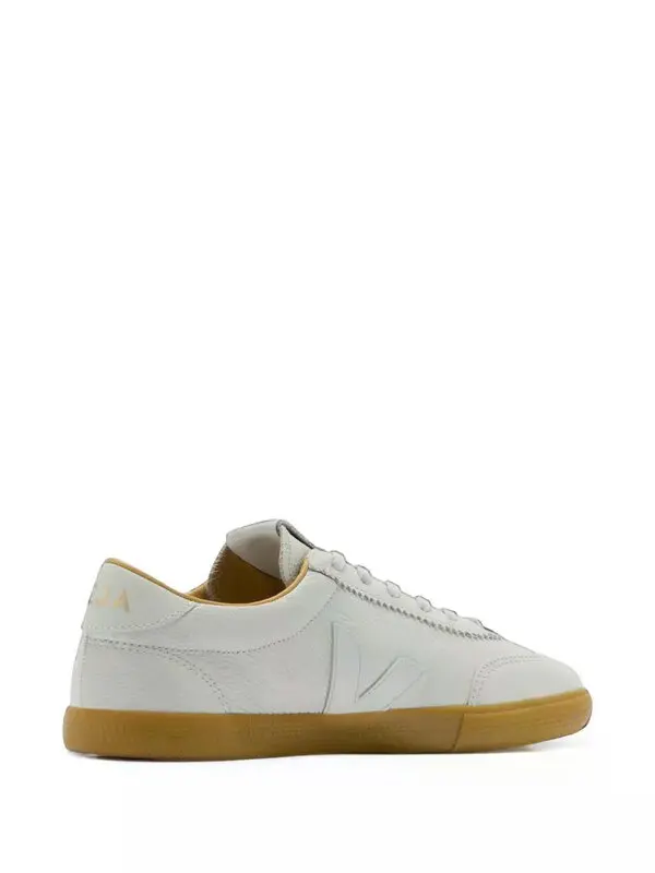 VEJA Logo-patch Organic Leather Sneakers