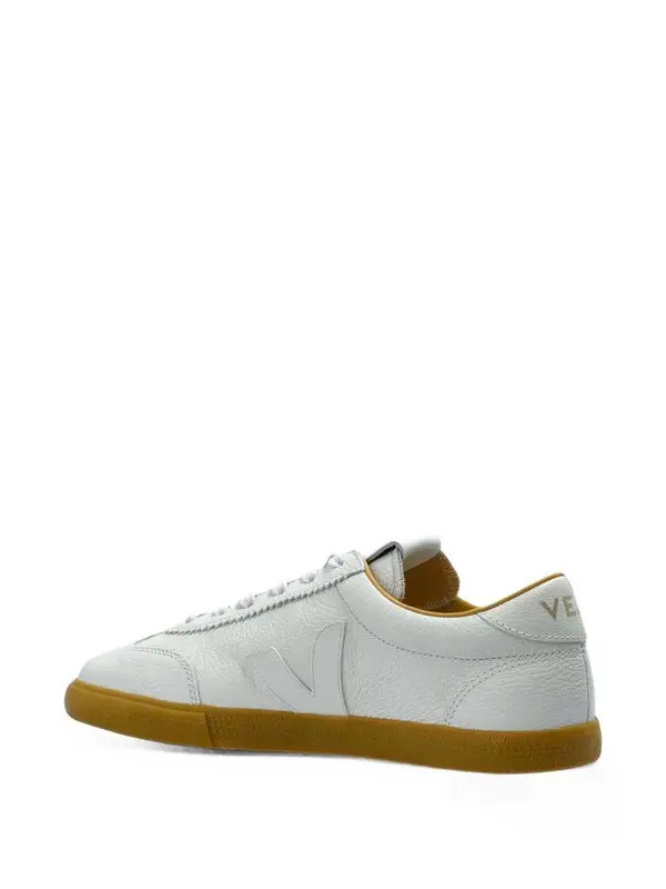 VEJA Logo-patch Organic Leather Sneakers