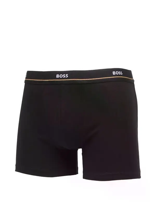 Hugo Five-pack Of Logo-waistband Stretch-cotton Boxer Briefs