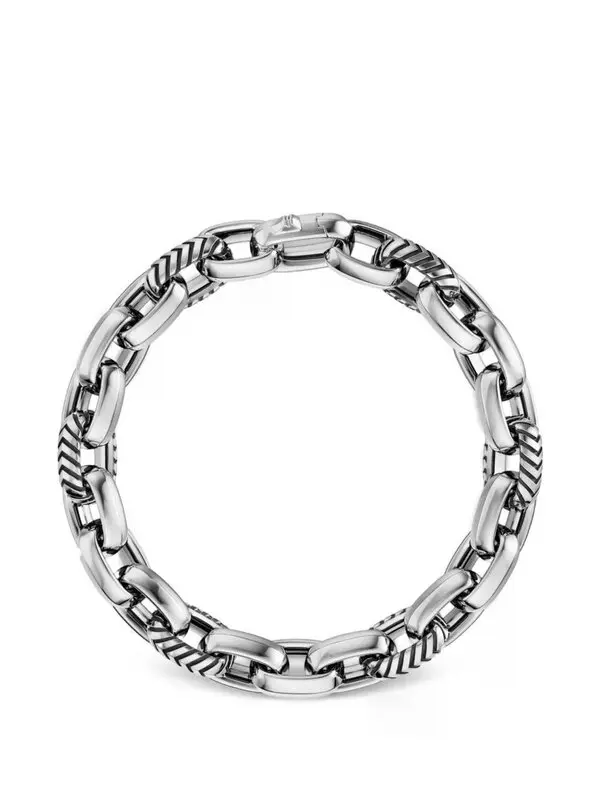 David Yurman Chevron Oval Link Bracelet