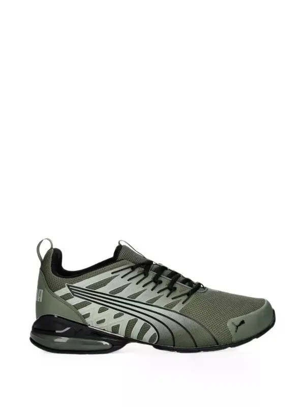 PUMA Low-top Sneakers With Mesh Panelling - Green