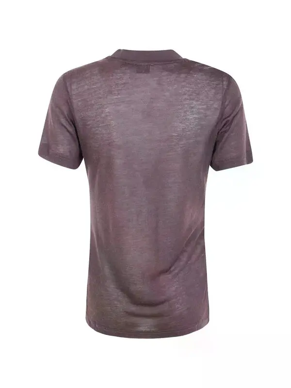 Filippa K Sheer Short-sleeve T-shirt - Brown