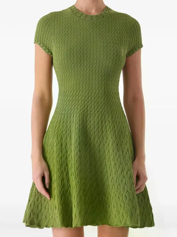 JASON WU Cable-knit Mini Dress - Green