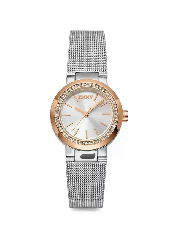 Dkny Everyday Crystal-embellished 28mm Watch