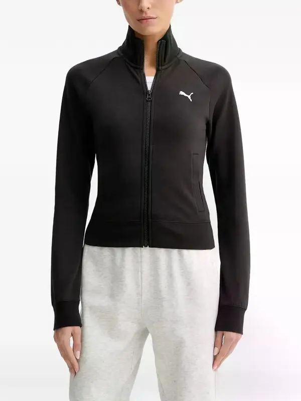 PUMA Logo-print Zip-up Sweatshirt