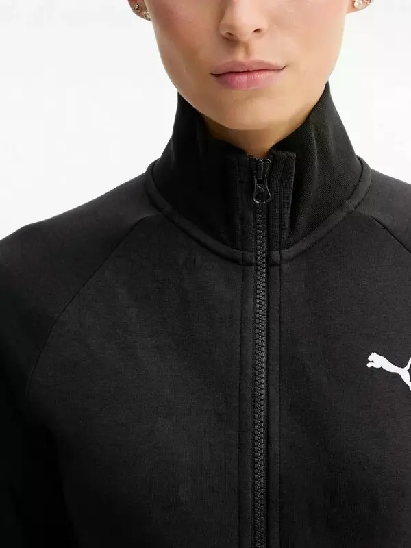PUMA Logo-print Zip-up Sweatshirt