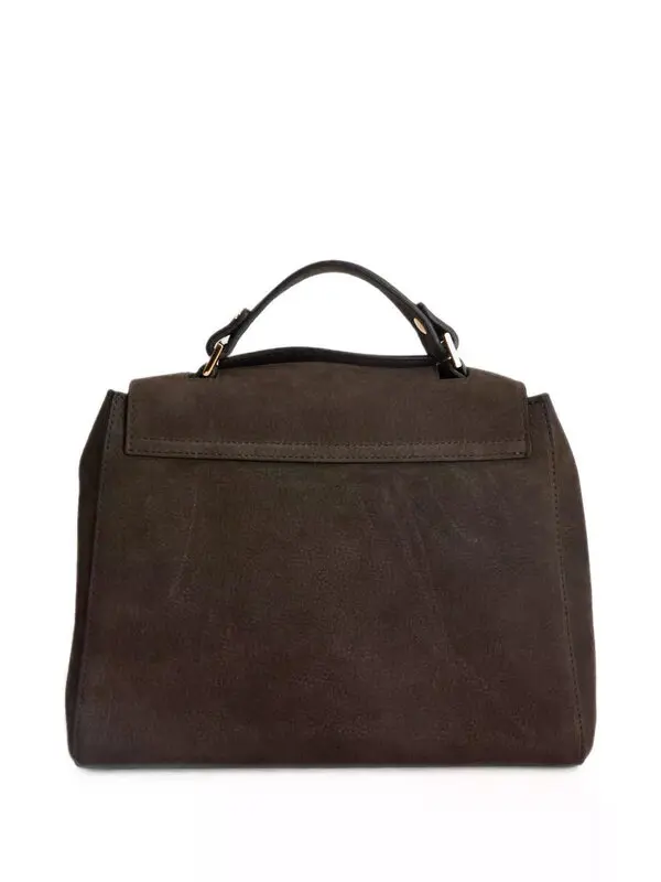 Orciani Logo-lettering Leather Tote Bag